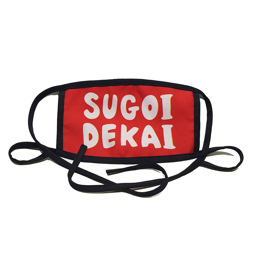 Jual MASKER ANIME SUGOI DEKAI | Shopee Indonesia