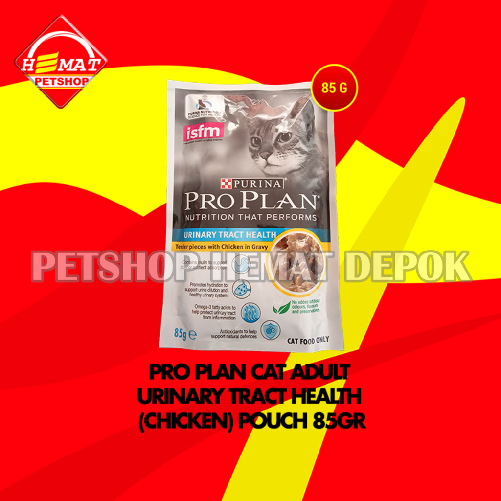 Jual Makanan Kucing Basah Pro Plan Urinary 85 Gram Pouch Sachet Wet ...