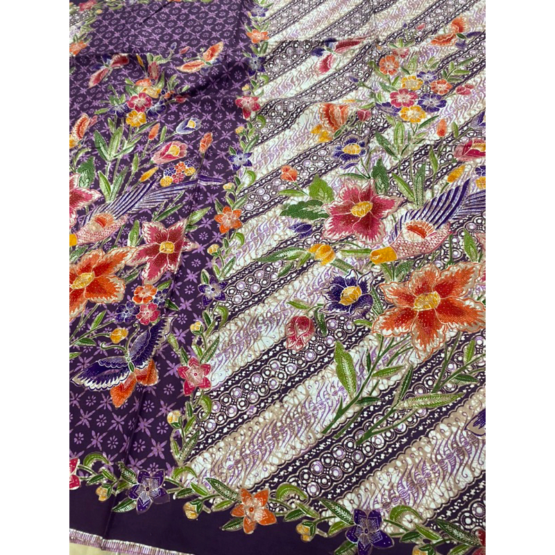 Jual PREMIUM!! KAIN BATIK ENCIM KOMBINASI TULIS KODE 009D | Shopee ...