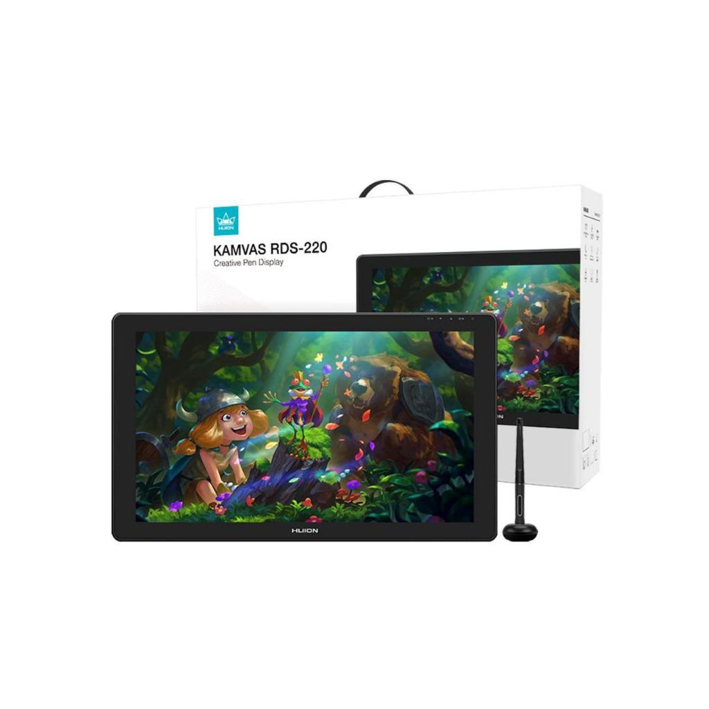 Jual Huion Kamvas 22 RDS-220 2.5K QHD Pen Display tablet / QLED/ 145% ...