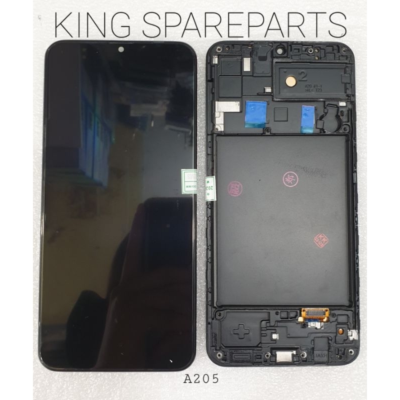 Jual LCD TOUCHSCREEN SAMSUNG GALAXY A20 A205 ORIGINAL OLED PLUS FRAME FULLSET | Shopee Indonesia