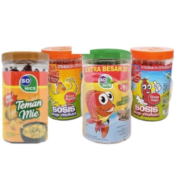 Jual ( PER TOPLES FULL ) SOSIS SO NICE SOSIS SONICE RASA SAPI RASA AYAM ...