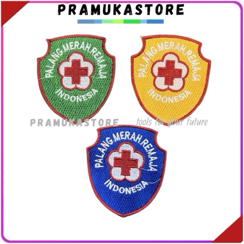 Jual BIJIAN Pmr Bordir | palang merah remaja | palang merah Indonesia ...
