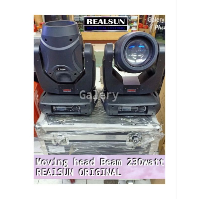 Jual Moving head beam 230watt 7R prisma gobo fullcolour merek redsun ...