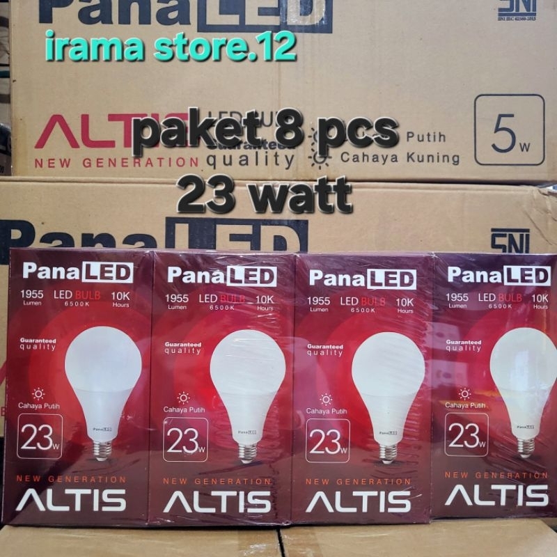 Jual Lampu LED PanaLed Altis 23 Watt / Lampu LED Bulb / Lampu Putih ...