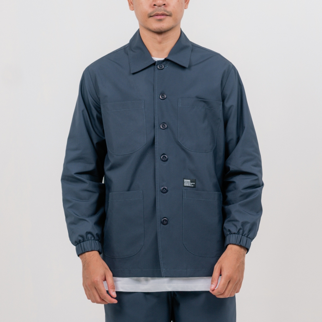 Jual Screamous WindBreaker Jacket TRAILS NAVY BLUE | Shopee Indonesia