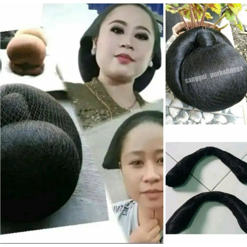 Jual 1 SET SANGGUL SINDEN ( sanggul sinden + subal solo) | Shopee Indonesia