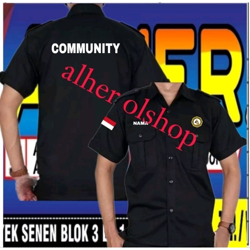 Jual Lengan pendek Kemeja intelkam baju INTELKAM seragam intelkam Pdh ...