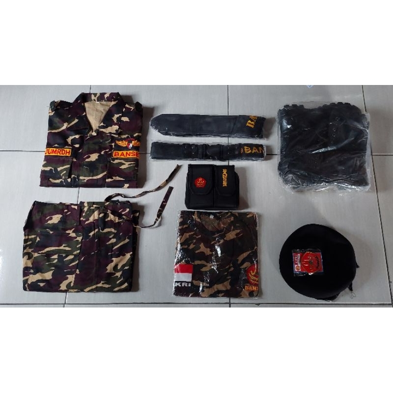 Jual Seragam Banser Fullset PDL REPSTOK/ KATUN TWILL + SEPATU PDL ...