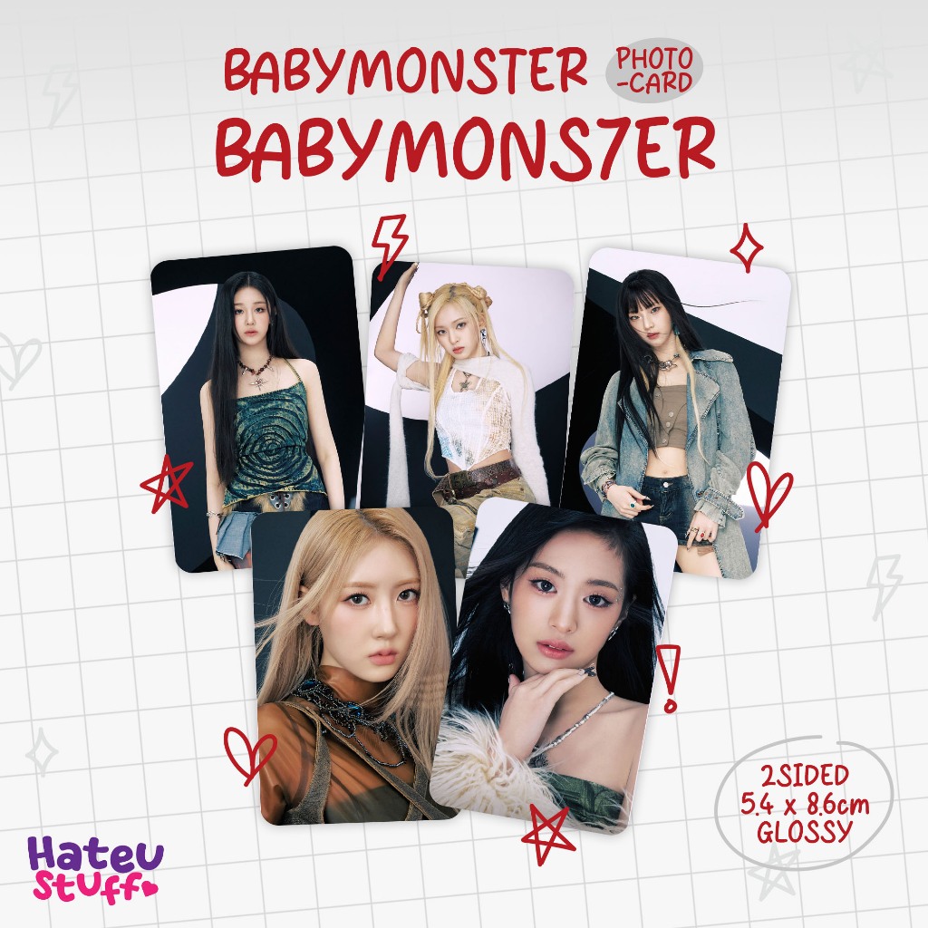 Jual BABYMONSTER BAEMON Unofficial Photocard BABYMONS7ER + SHEESH Selca ...