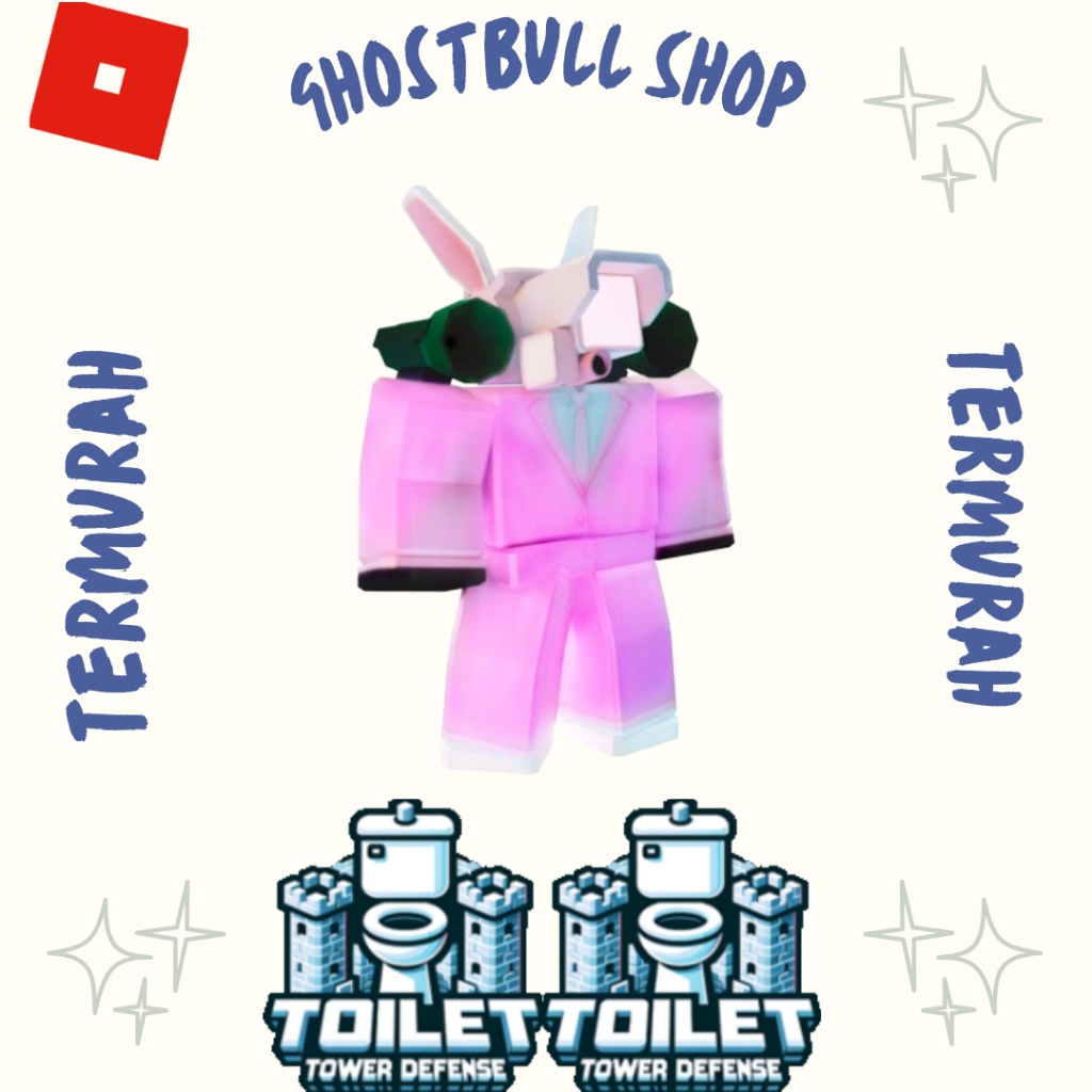 Jual Antivirus Egg Launcher Cameraman Toilet Tower Defense Roblox ...