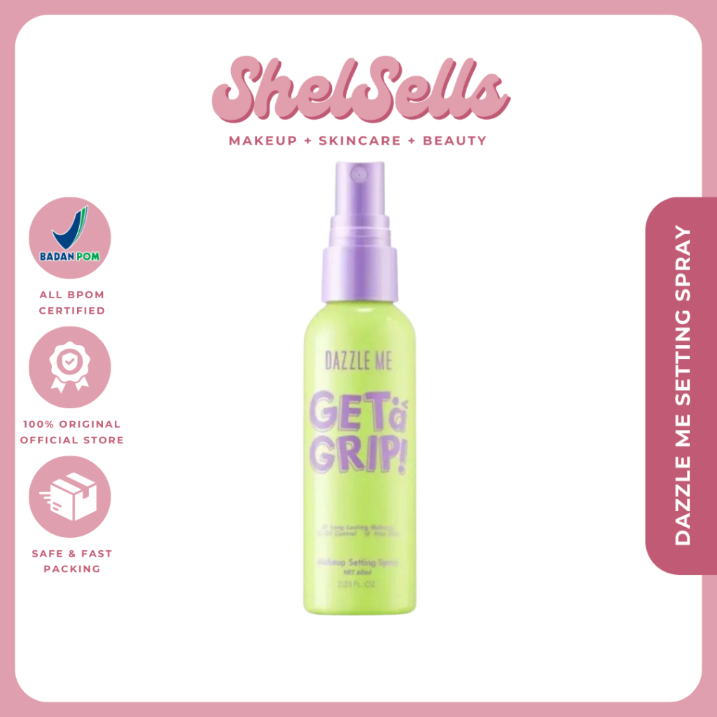Jual [KEMASAN BARU] Dazzle Me Get A Grip Setting Spray 60ml | Shopee ...