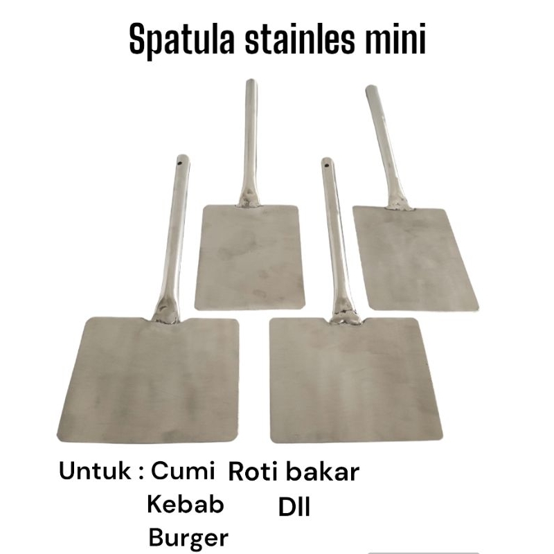 Jual [TERMURAH] Spatula Roti bakar kebab burger cumi dll Stainless ...