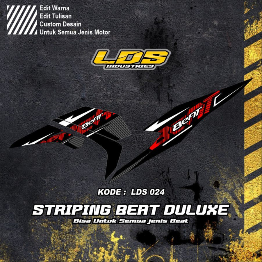 Jual LDS 024 striping beat deluxe hayabusa / striping beat deluxe ...