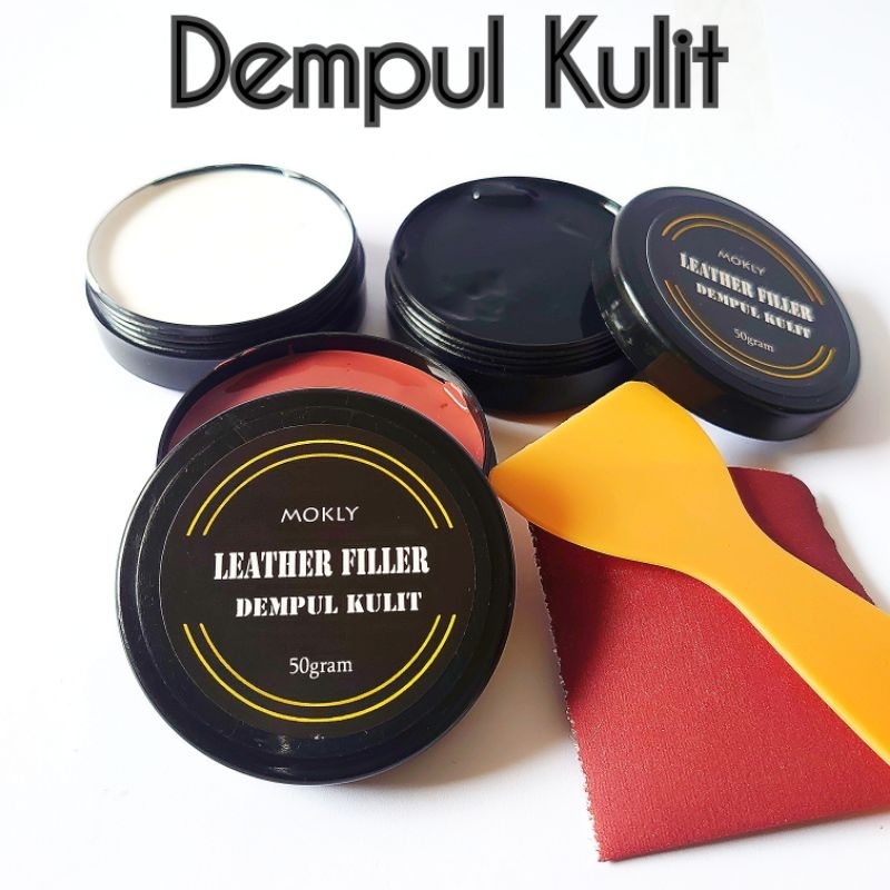 Jual dempul kulit leather filler untuk sepatu, tas, jaket, dompet dan ...