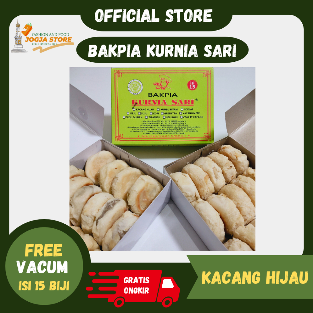 Jual BAKPIA KURNIA SARI - Murah dan Terlaris Di Jogja | Shopee Indonesia