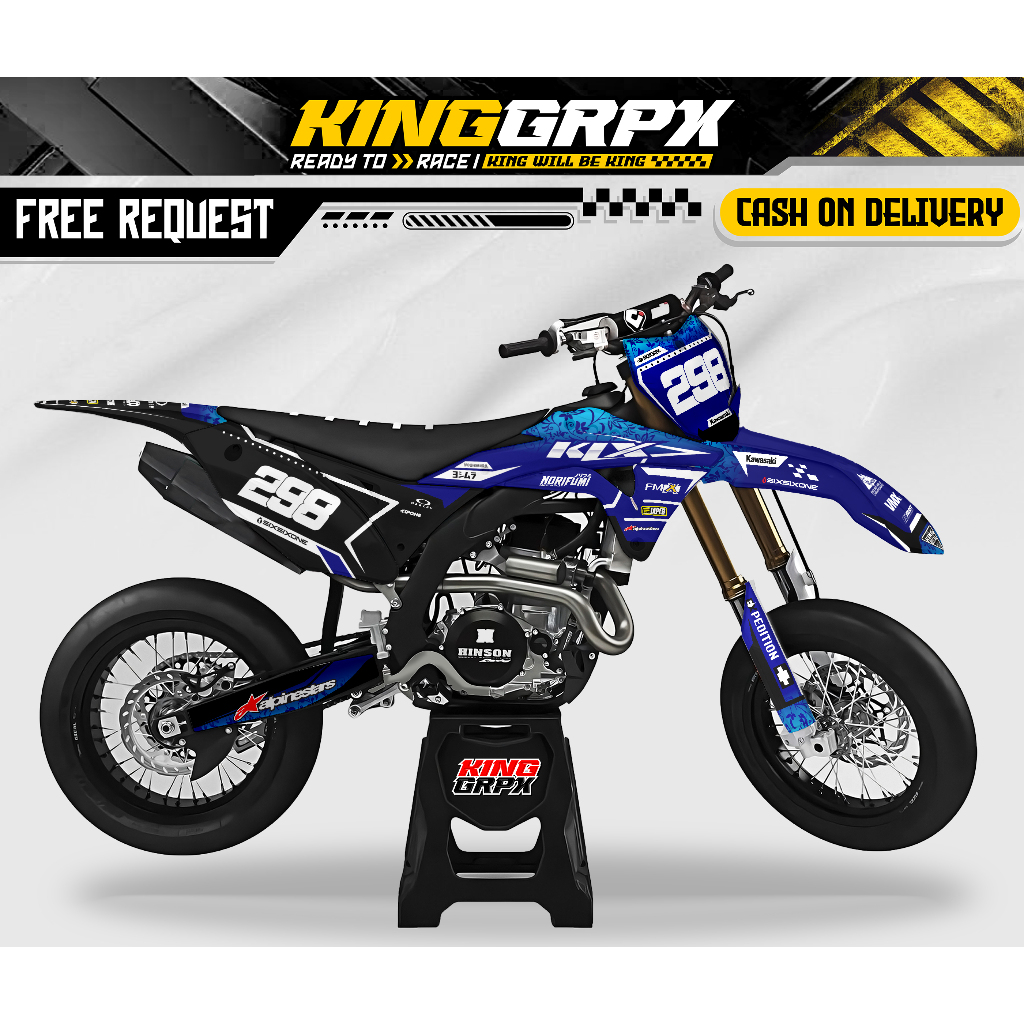 Jual DECAL STICKER KLX GORDON FULL BODY / DECAL GORDON / DECAL STIKER ...