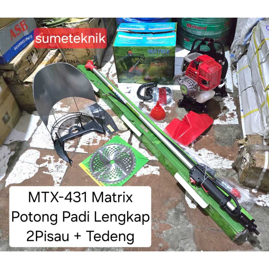 Jual Mesin Potong Rumput Matrix 4Tak BG431 Brush Cutter 431 Matrix MTX ...