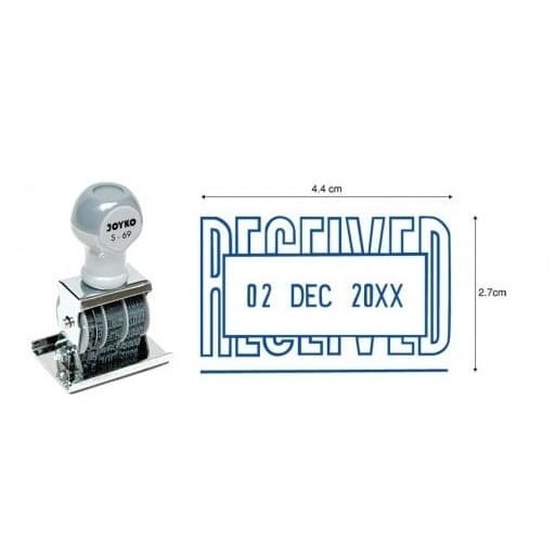 Jual Stempel tanggal RECEIVED / date stamp Joyko ( PCS ) | Shopee Indonesia