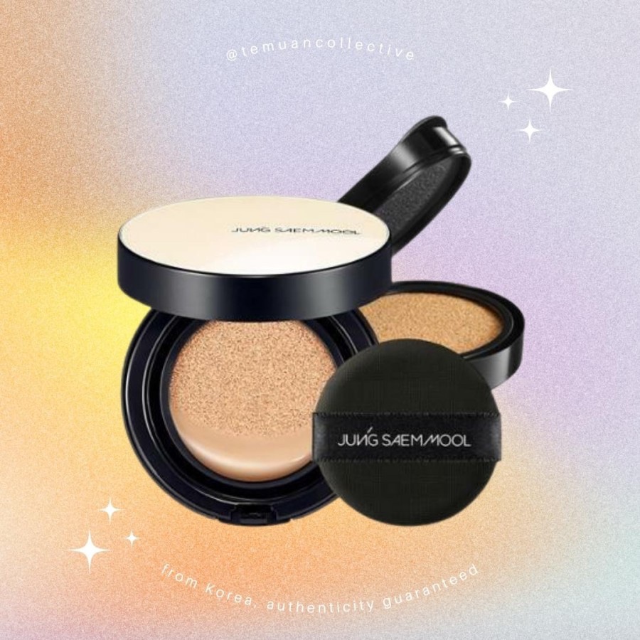 Jual JUNG SAEM MOOL Essential Skin Nuder Basic / JSM Long Wear Cushion Full Size 14g + Refill ...