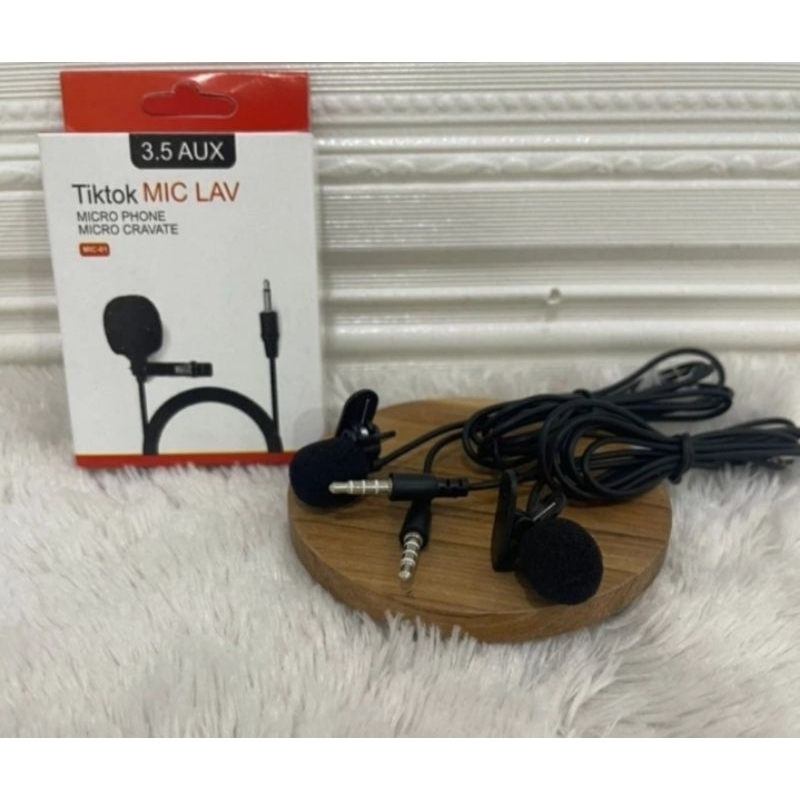 Jual Mic External HP Laptop Handphone PC 3.5mm Microphone with Clip ...