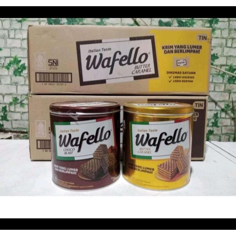 Jual wafello wafer 1 dus isi 6 kaleng | Shopee Indonesia
