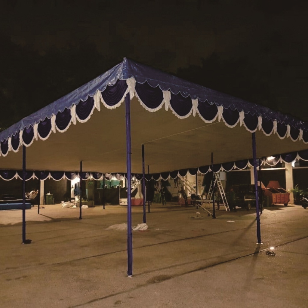 Jual tenda pelampang / daun tenda hajat / atap tenda / tenda terop ...