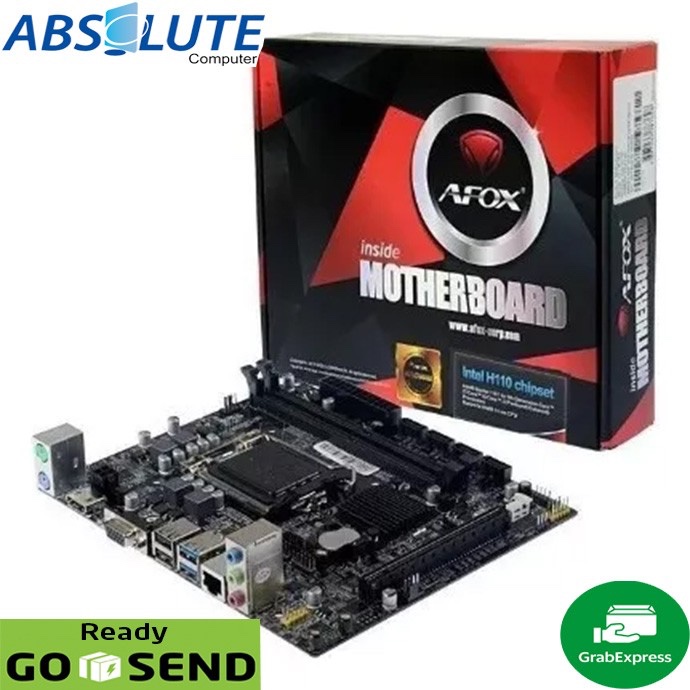 Jual Afox H110M Intel LGA 1151 DDR4 Motherboard H110 H 110 M Original ...