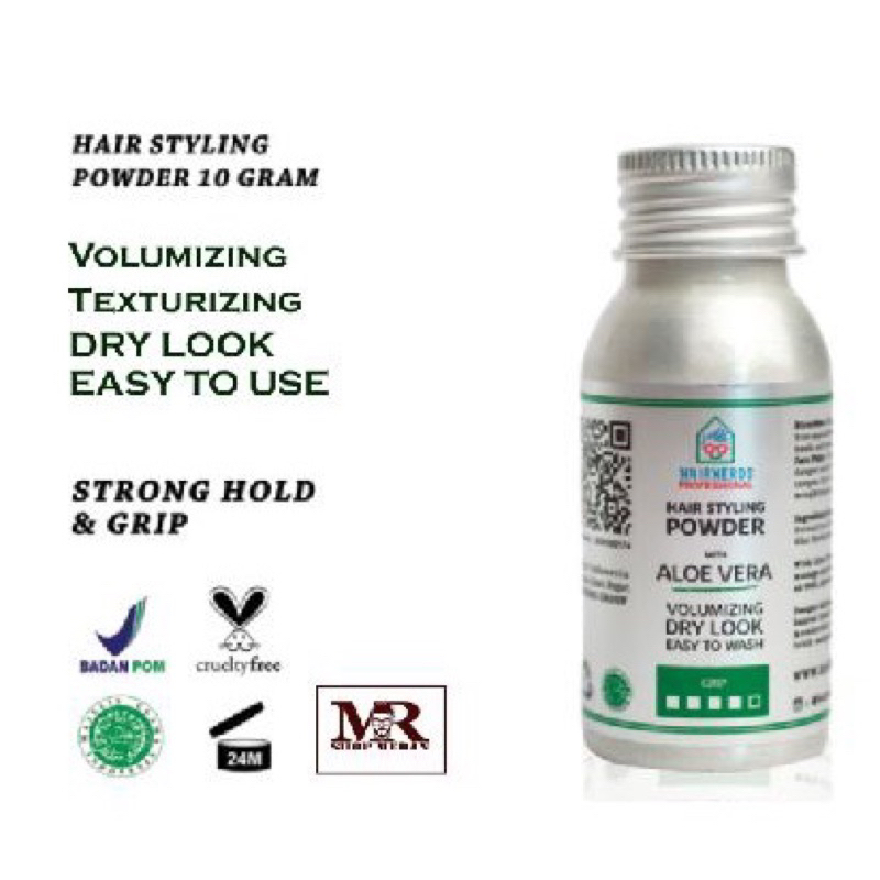 Jual HAIRNERDS PROFESSIONAL HAIR STYLING POWDER & VOLUMIZING WITH DRY ...