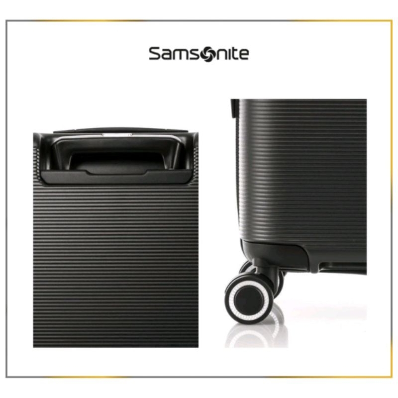 Jual Samsonite Koper Hardcase Straren Spinner Medium 24 inch Black Matte | Shopee Indonesia
