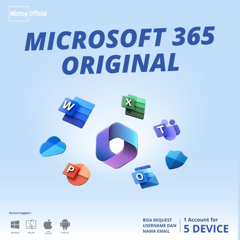 Jual Microsoft 365 Original Produk Bisa 5 Device | Shopee Indonesia