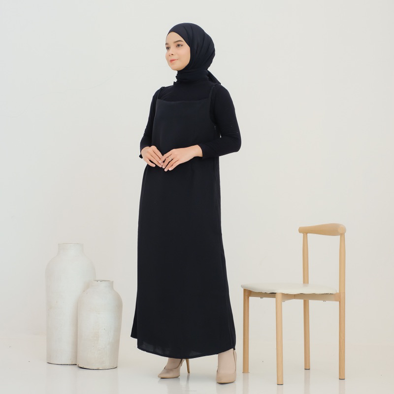 Jual FLOWNELSS - Inner Long Dress (INNER ONLY TANPA MANSET) | Basic ...