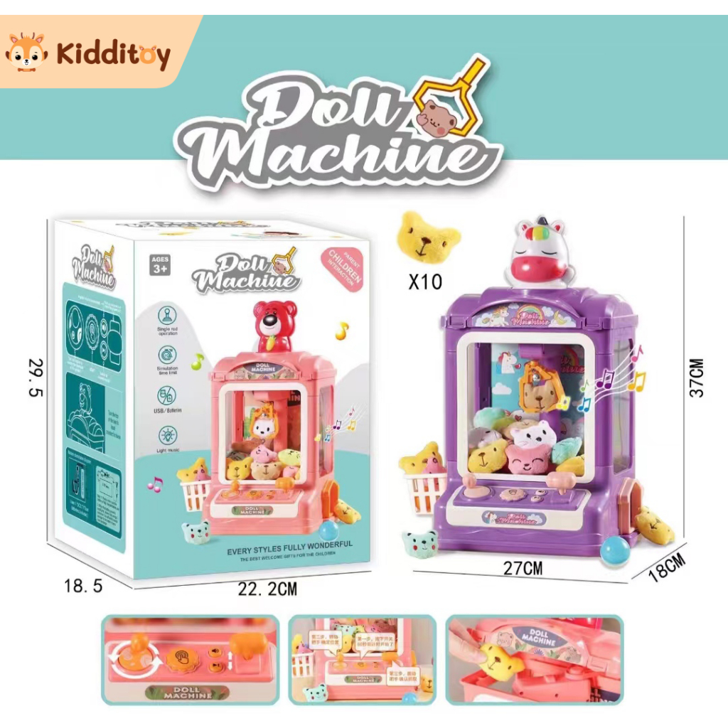 Jual kidditoy Mainan Mesin Capit Mini Asli Murah Claw Machine Capit ...