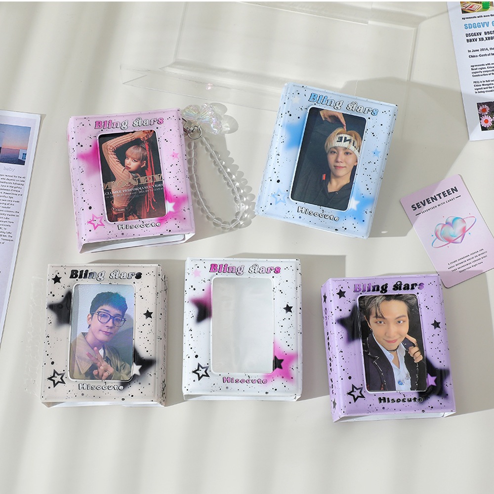 Jual Hisocute Bling Stars Mini Collect Book Binder Album Photocard ...