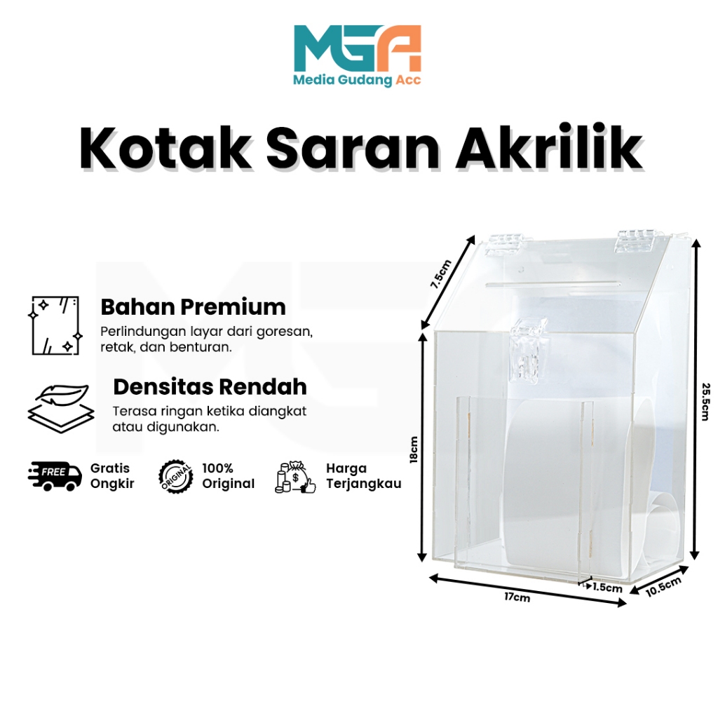Jual ACRYLIC / AKRILIK / KOTAK SARAN BOX AMAL | Shopee Indonesia