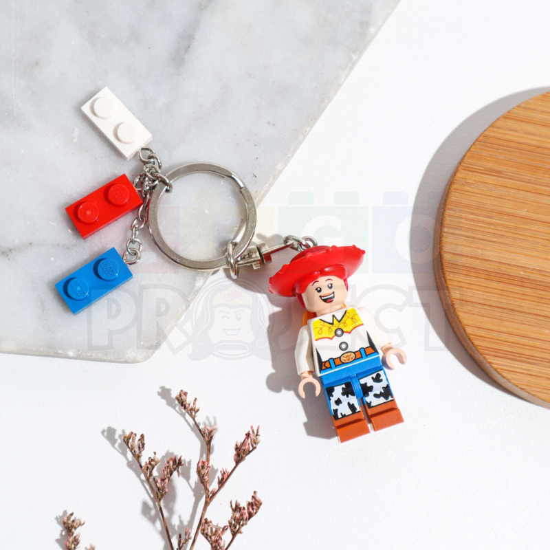 Jual Keychain / Gantungan Kunci dg Minifigure LEGO; JESSIE Toy Story ...