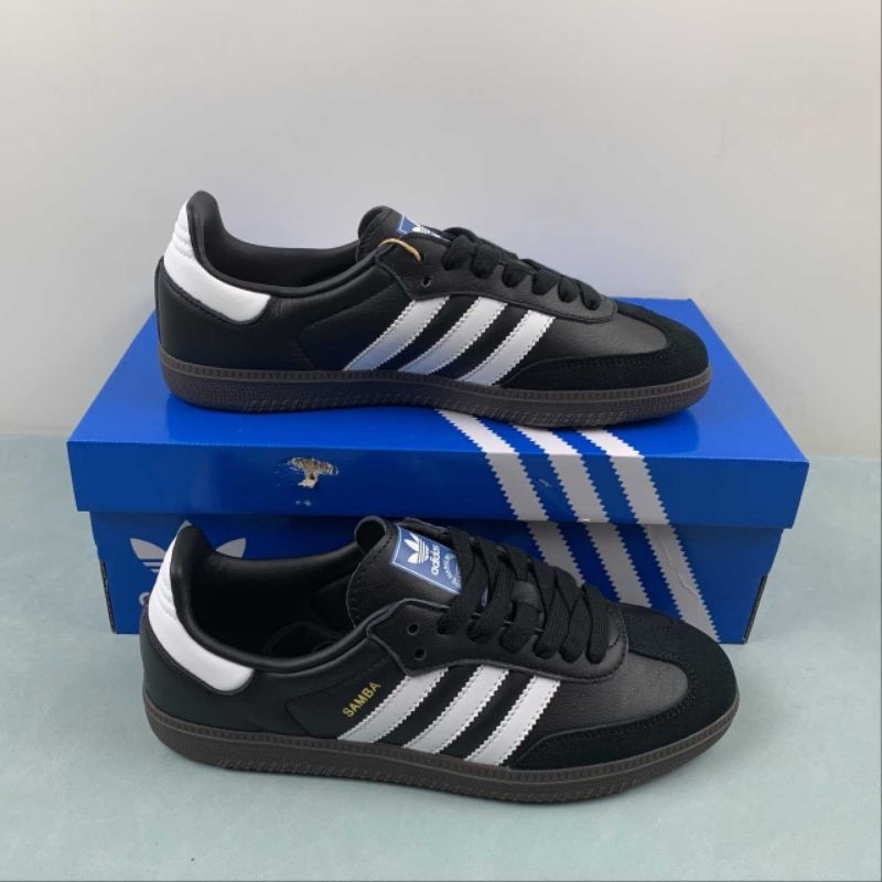 Jual ADIDAS SAMBA OG (B75807) Black white Unisex | Shopee Indonesia