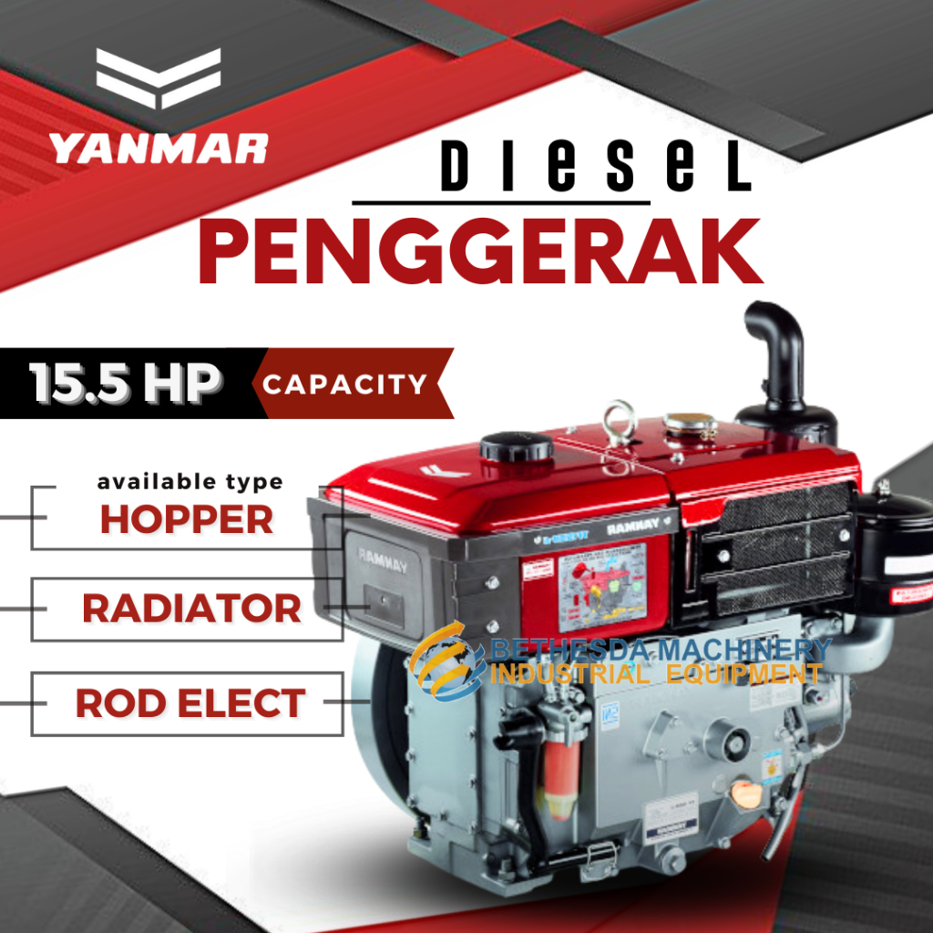 Jual YANMAR TF 155 H-di Hopper / Penggerak diesel 15.5 HP TF 155-R ...
