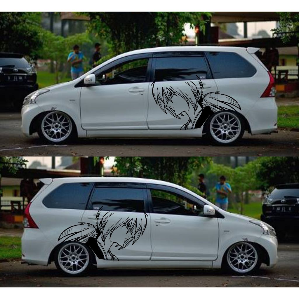 Jual CUTTING STICKER SAMURAI X MOBIL AVANZA XENIA SIGRA CALYA DLL ...