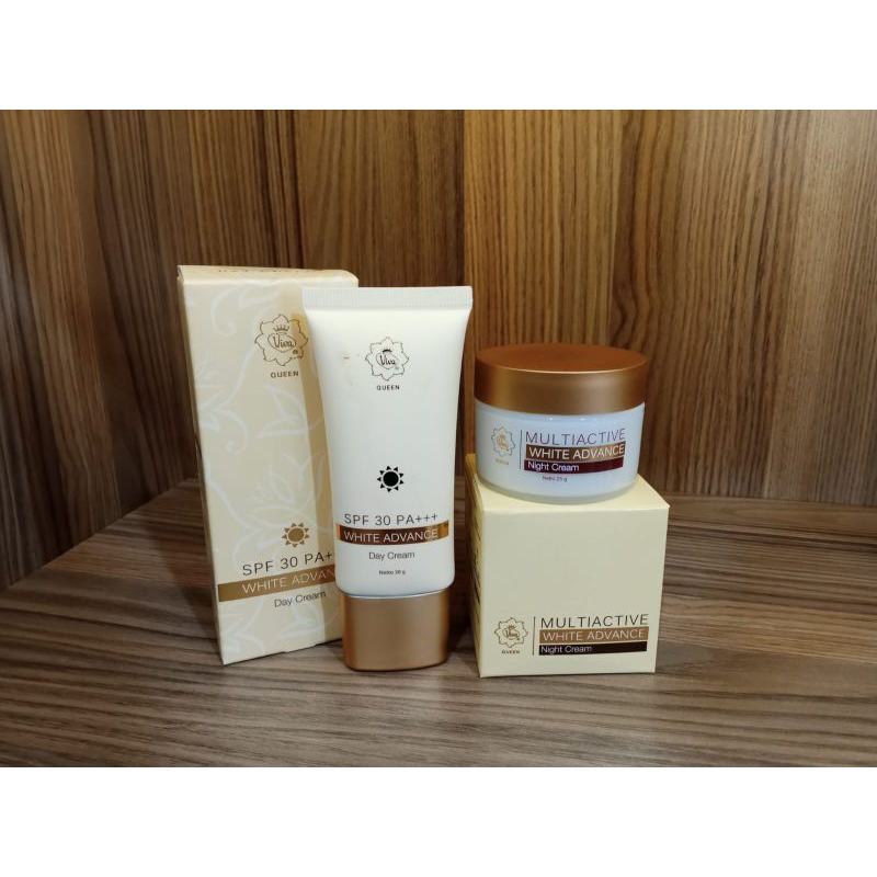 Jual [ VIVA ] Paket hemat white advance night cream & day cream (kuning ...