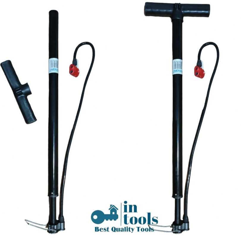 Jual Pompa Angin Tangan Hitam Besi WINSON / Pompa Angin Ban Sepeda ...