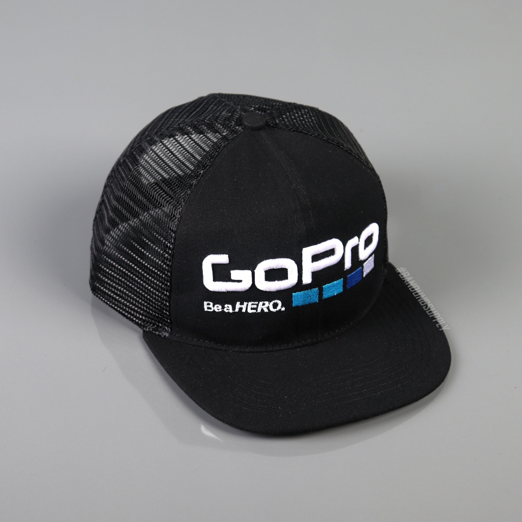 Jual SNAPBACK TRUCKER GOPRO (BLACK) | Shopee Indonesia