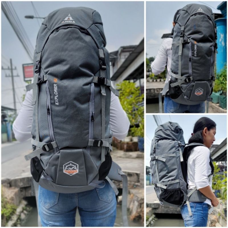 Jual Tas Pendaki Gunung 45L / Tas Keriel Carrier 45 Liter up 50L ...