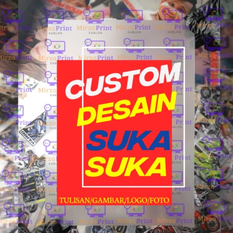Jual STICKER KAOS SIAP PRESS SABLON DTF SIAP PRES DESAIN SUKA SUKA ...