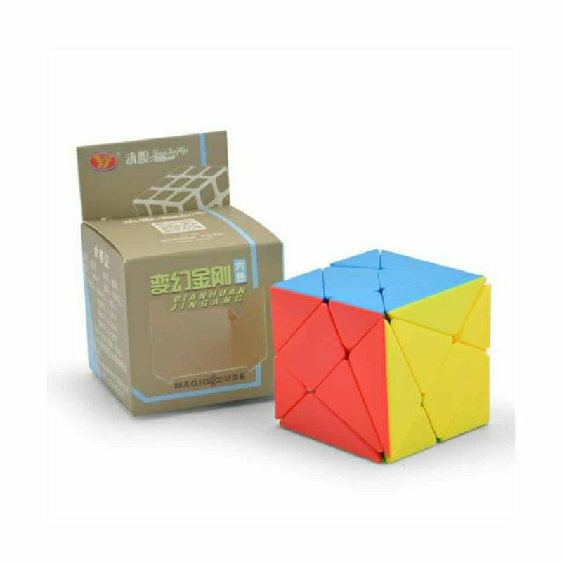 Jual Rubik Axis Cube Yong Jun (Stickerless) Rubik Unik | Shopee Indonesia