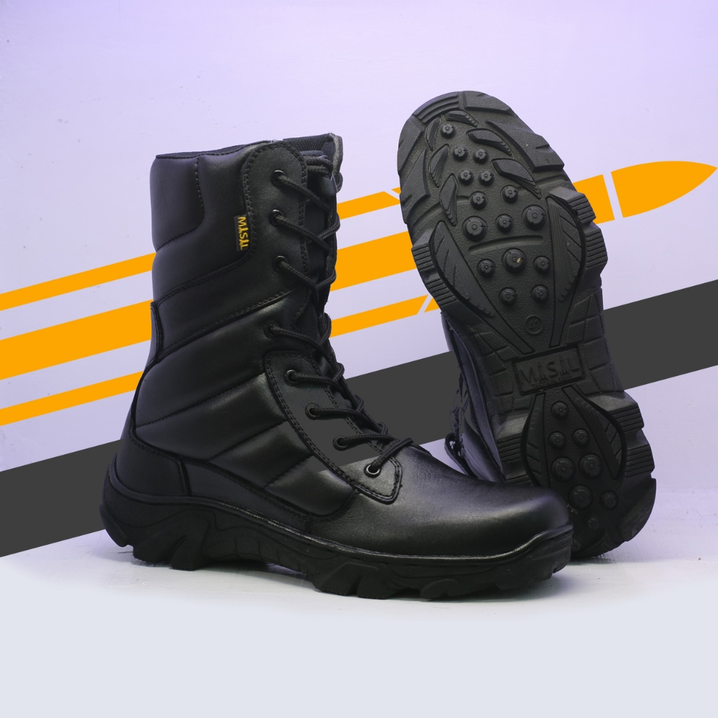 Jual MISIL Sepatu pdl tni polri satpam satpol pp type muscle delta full ...
