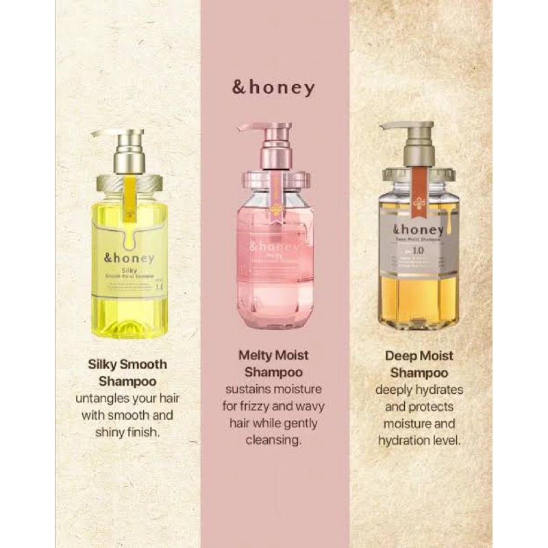 Jual [pre-order Jepang] &honey Shampoo & Treatment Deep Moist | Pixie ...