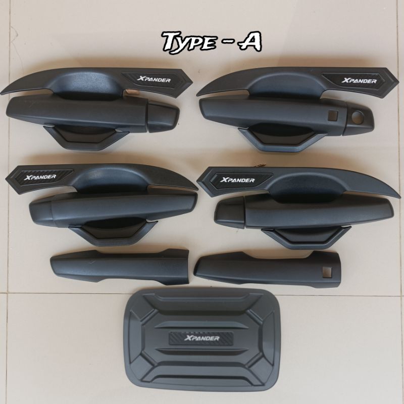 Jual paket lengkap outer handle dan tankcover xpander hitam doff | Shopee Indonesia