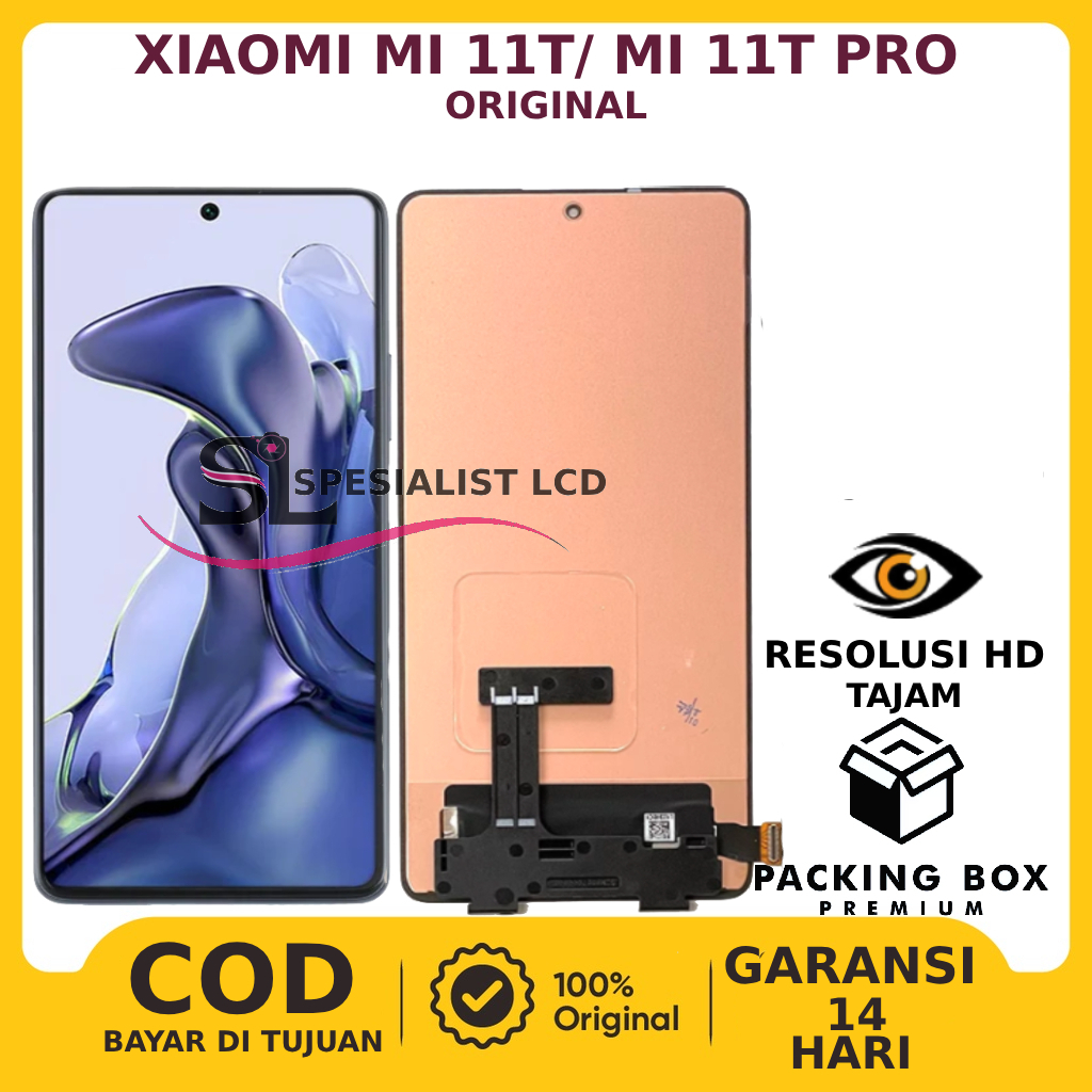 Jual LCD TOUCHSCREEN XIAOMI MI 11T/ MI 11T PRO ORIGINAL SUPPORT 120HZ ...