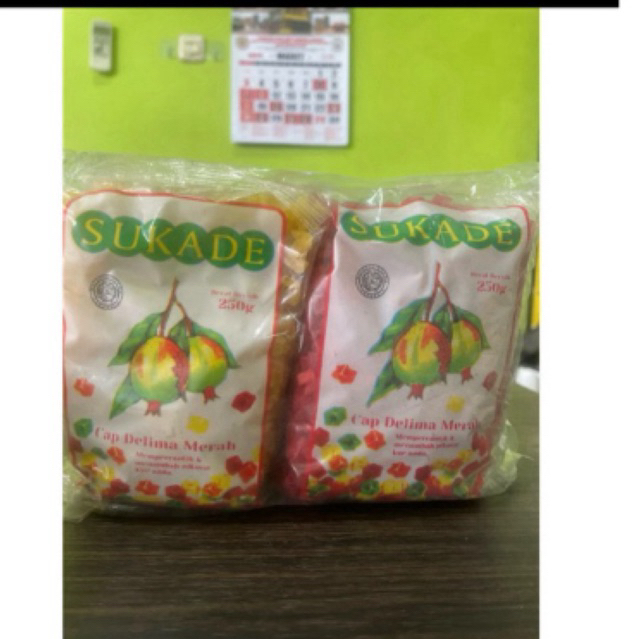 Jual sukade cap delima merah kemasan repack 100gram | Shopee Indonesia